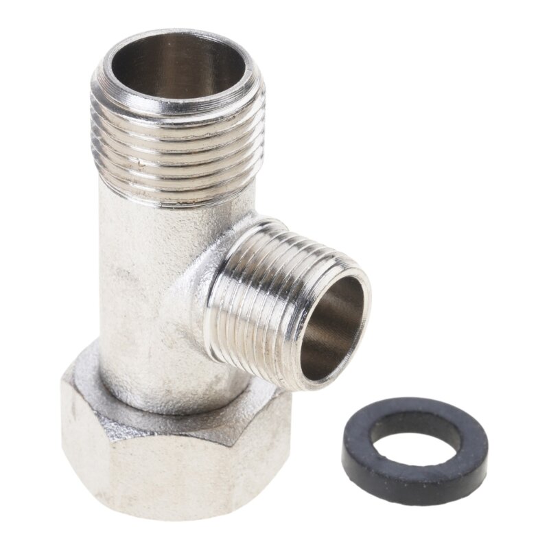 Прочная Латунная Переходная Резьба Для Биде С Прокладками для Кемперов Отводы Насадок для Домашнего Унитаза Душа Фитинг Для Шланга Ежедневного Использования