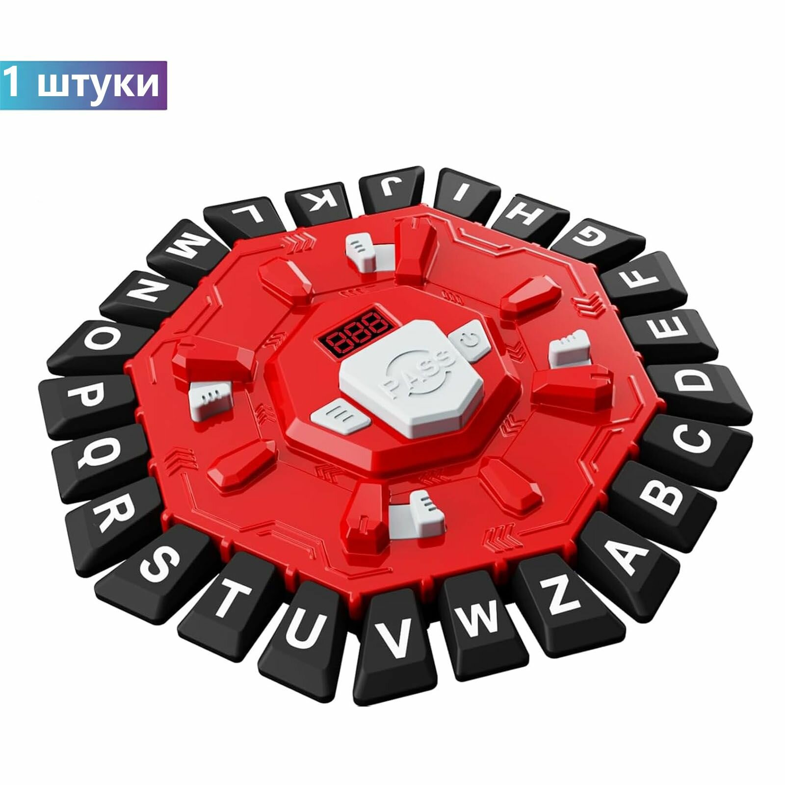 Быстрая настольная игра для семьи с динамичным геймплеем, интерактивным LED-таймером и изучением букв идеальный подарок на Рождество или день рождения для детей и взрослых (английская версия).