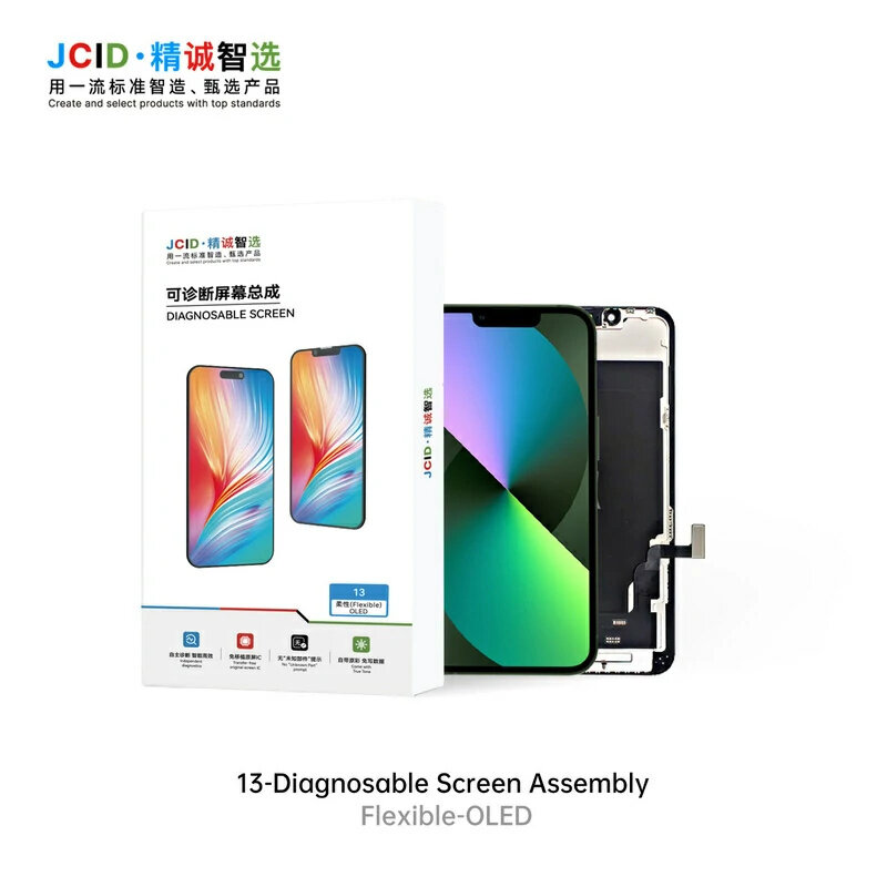 Дисплей для iPhone 13 (Soft OLED, JCID, без ошибки)