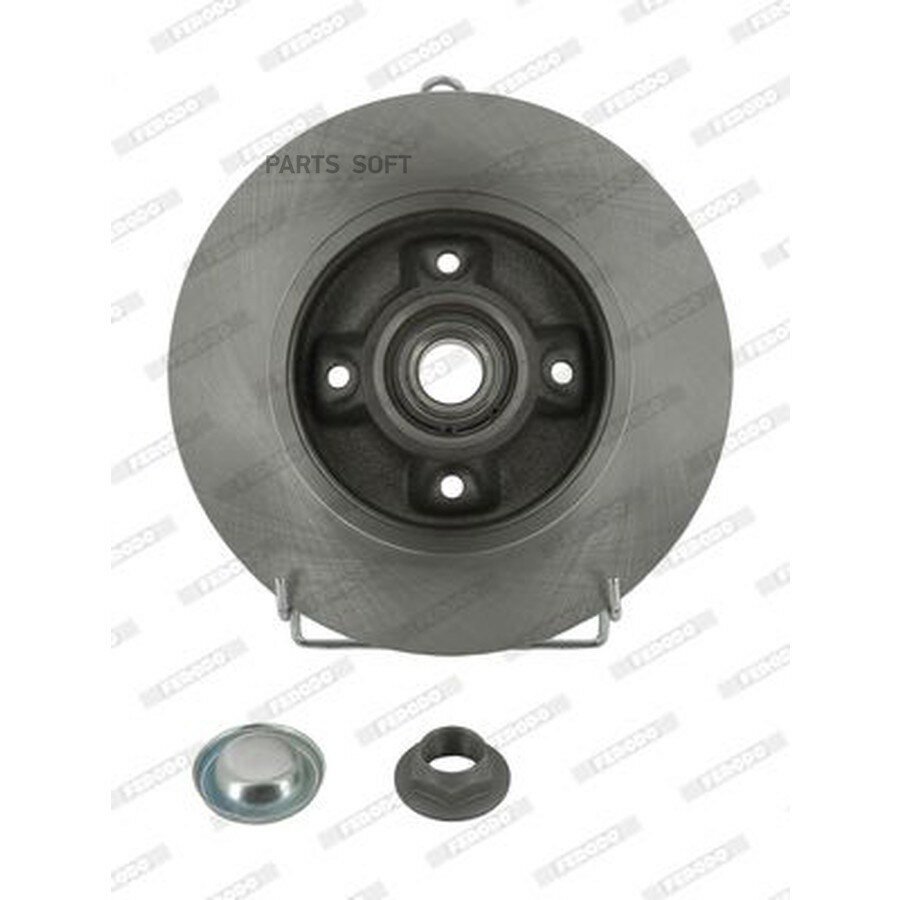 FERODO DDF1735-1 Диск торм. задн. [268x12] 4 отв.