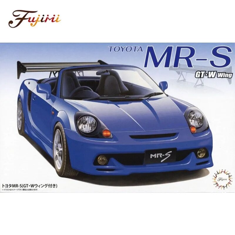 Сборная модель Машинка Fujimi-04819 1/24 Toyota MR-S (with GT W tail wing) car model kit