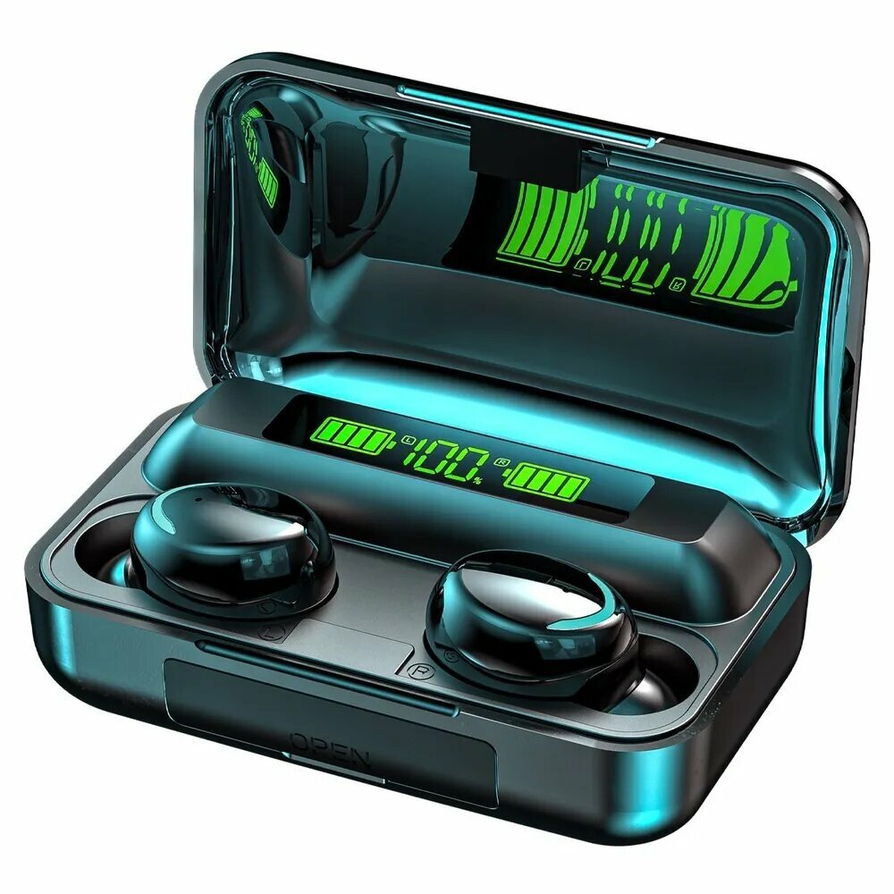 Наушники беспроводные с микрофоном, Bluetooth, черный матовый