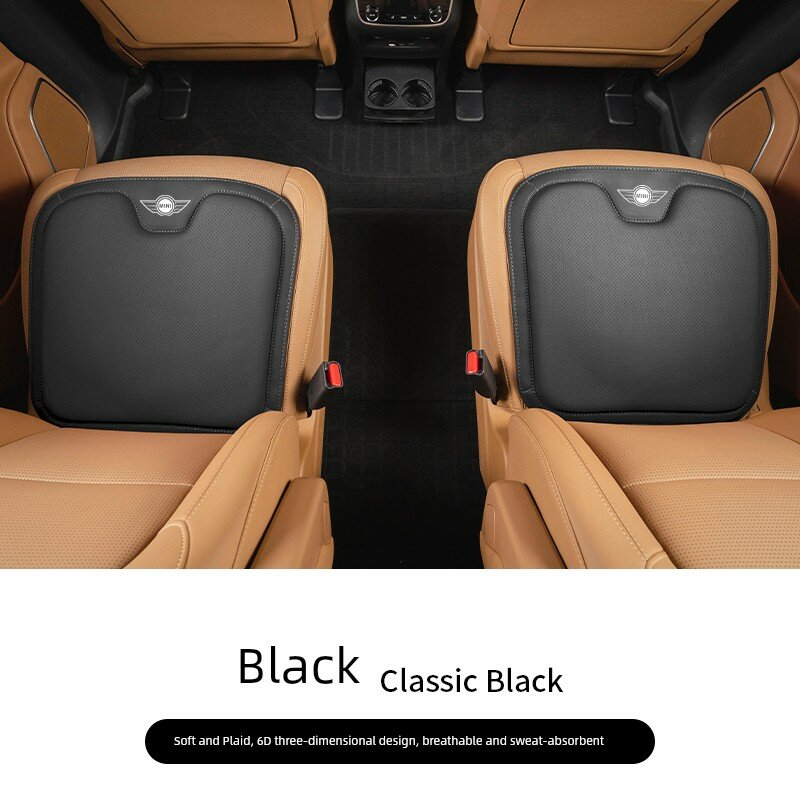 Все-сезонная автомобильная сидушка BMW Mini Cooper/Clubman/One F55/F56 в деловом черном, комплект из 2 шт.