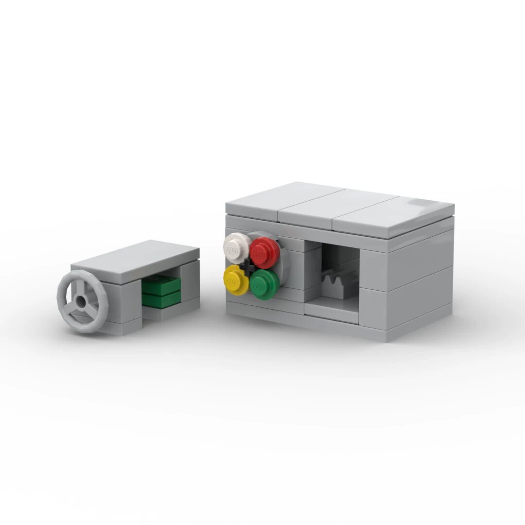 Совместимый с LEGO Сейф с комбинационным замком, модель для сборки, детская игрушка-набор для мальчиков