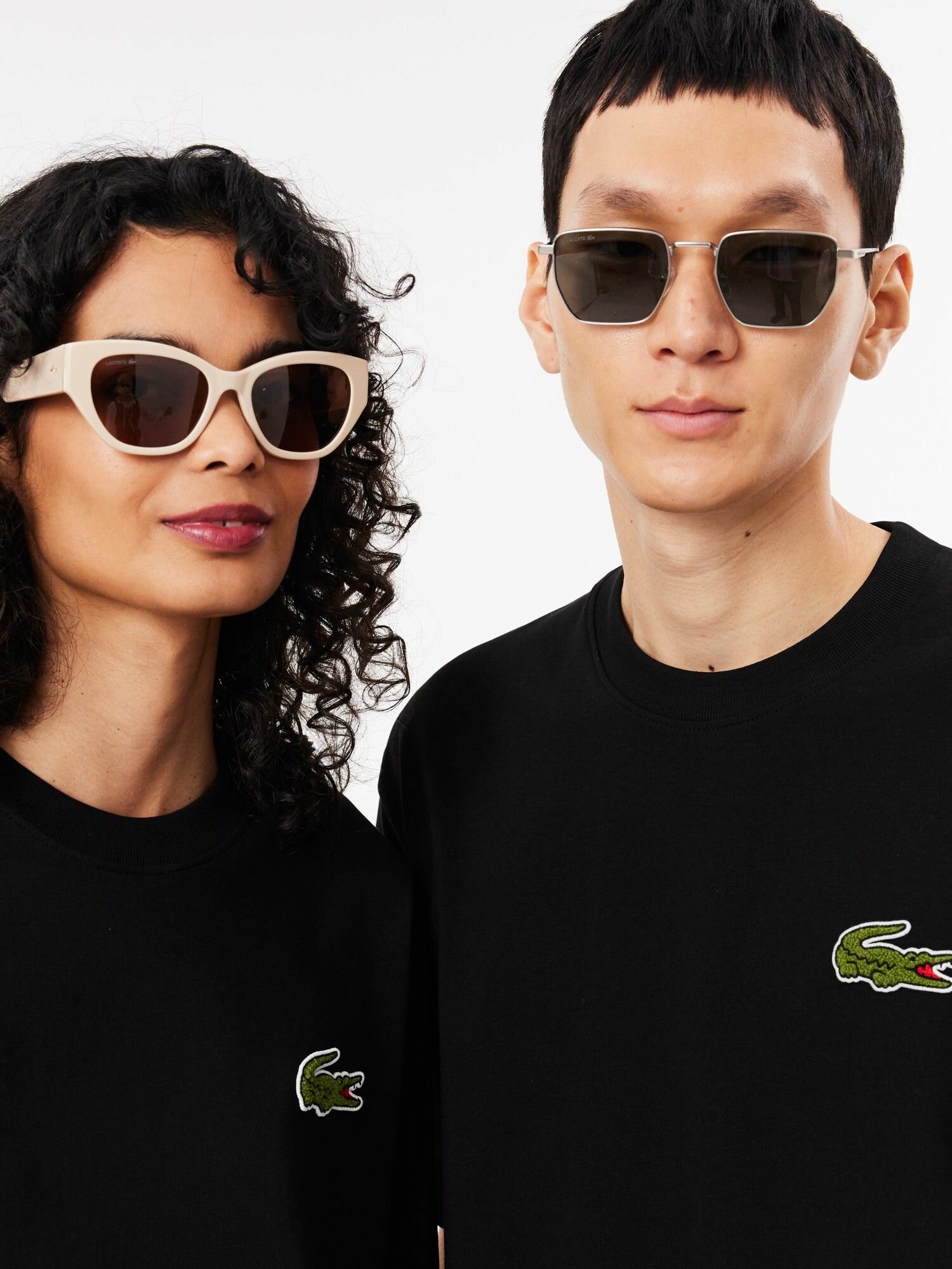 Футболка LACOSTE, размер XS, черный — фото 1