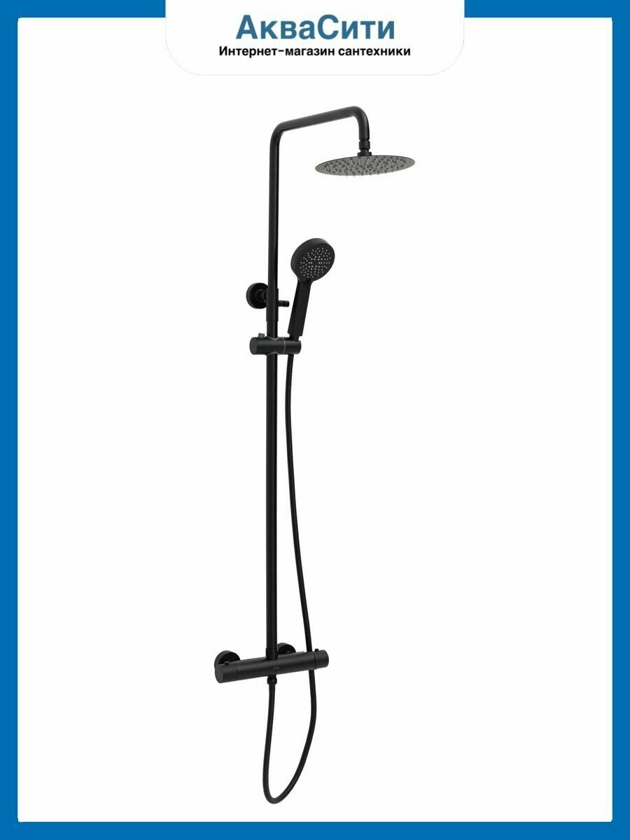 Душевая система Allen Brau Eclipse 3.0 5. E1A11-31 черный матовый