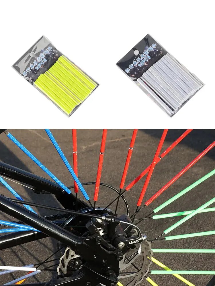 1-2 упаковки светоотражающих наклеек на спицы велосипеда