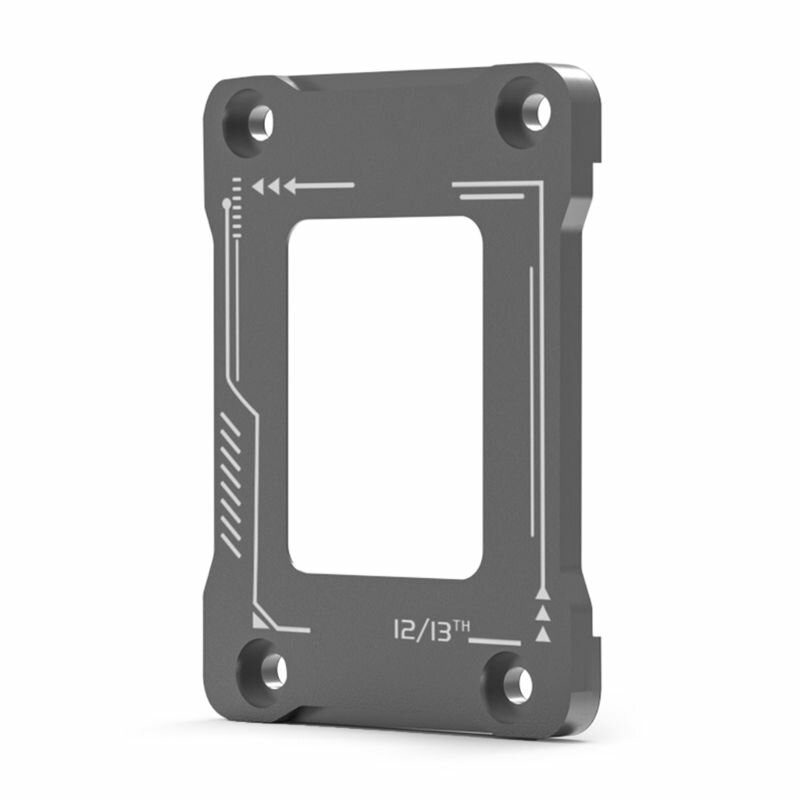 (1 шт.) Выравнивающая рамка для кулеров LGA1700 (для процессоров 12/13 поколения) - светло-серый