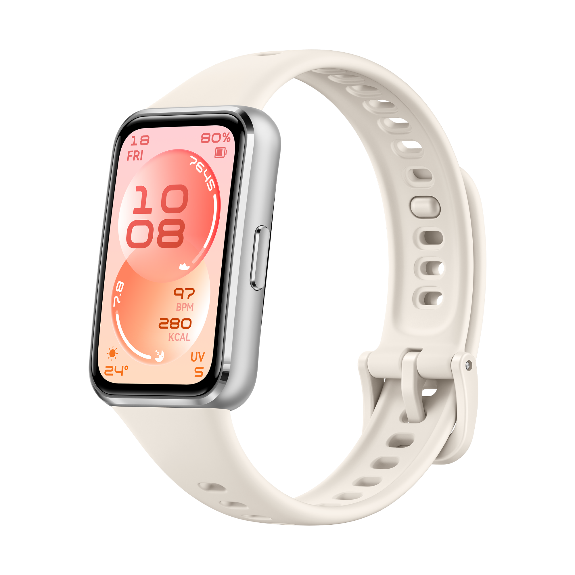 Фитнес-браслет HUAWEI Band 11, алюминиевый корпус, белый (55020GVC)