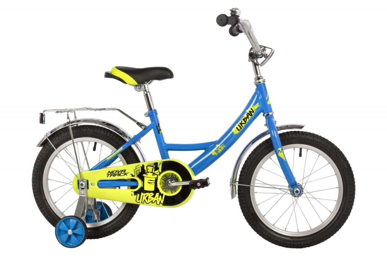 Детский велосипед Novatrack Urban 16" (2022) 16 Синий (101-115 см)