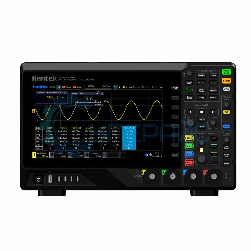Осциллограф цифровой Hantek DPO7104E (4 канала, 100 МГц)