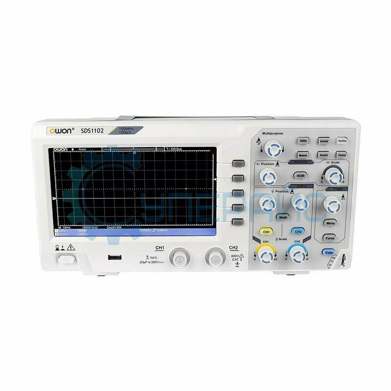 Запоминающий осциллограф OWON SDS1102 (2 канала, 100 МГц)