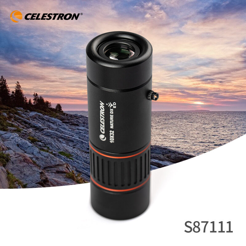 Монокулярный телескоп Celestron Natural DX 10X32ED, портативный телескоп для наблюдений, 10-кратное увеличение, высокое