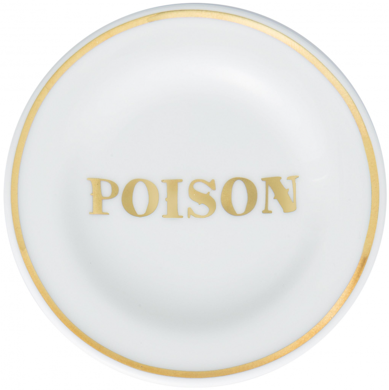 Миниатюрная тарелка Poison 9,5 см La Tavola Scomposta BITOSSI HOME FTB00084