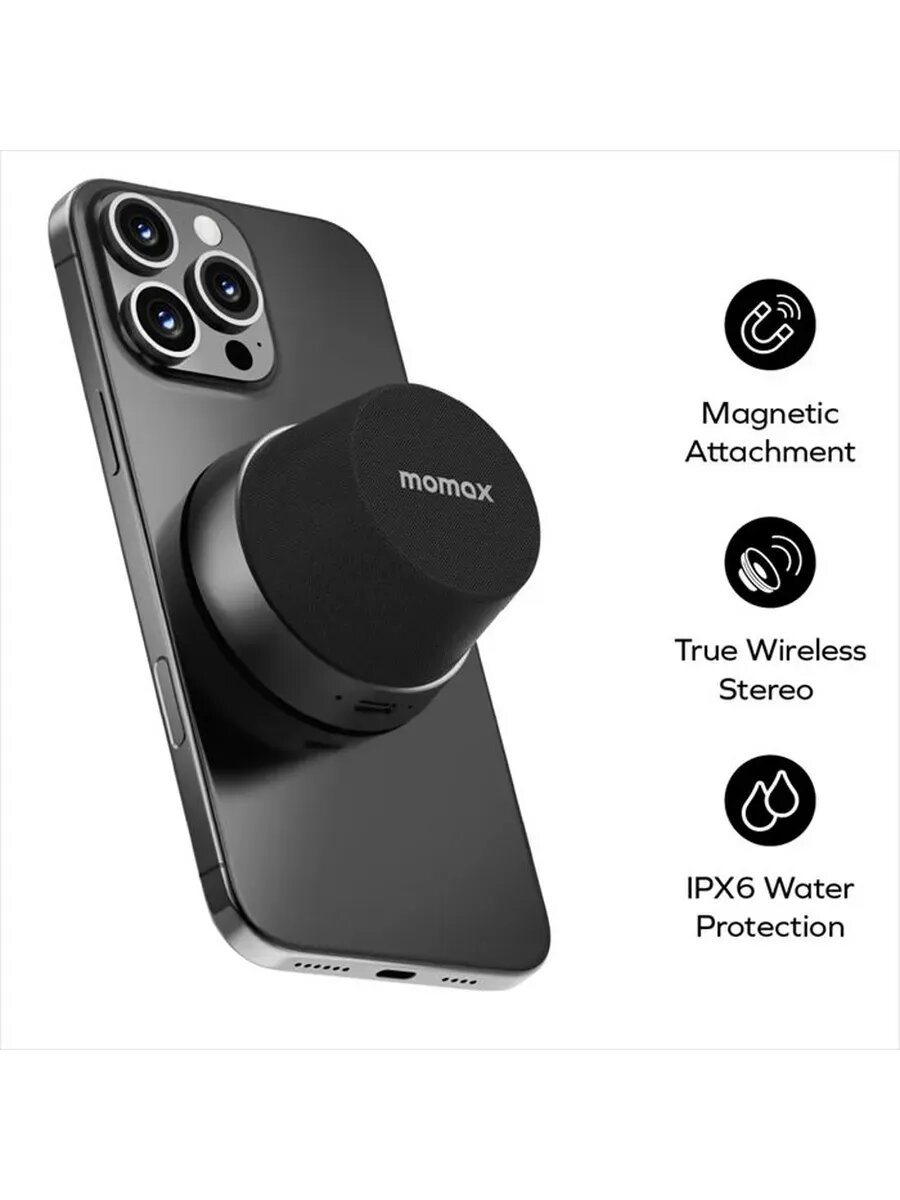 Беспроводная колонка с MagSafe 1-Vibe Go Magnetic