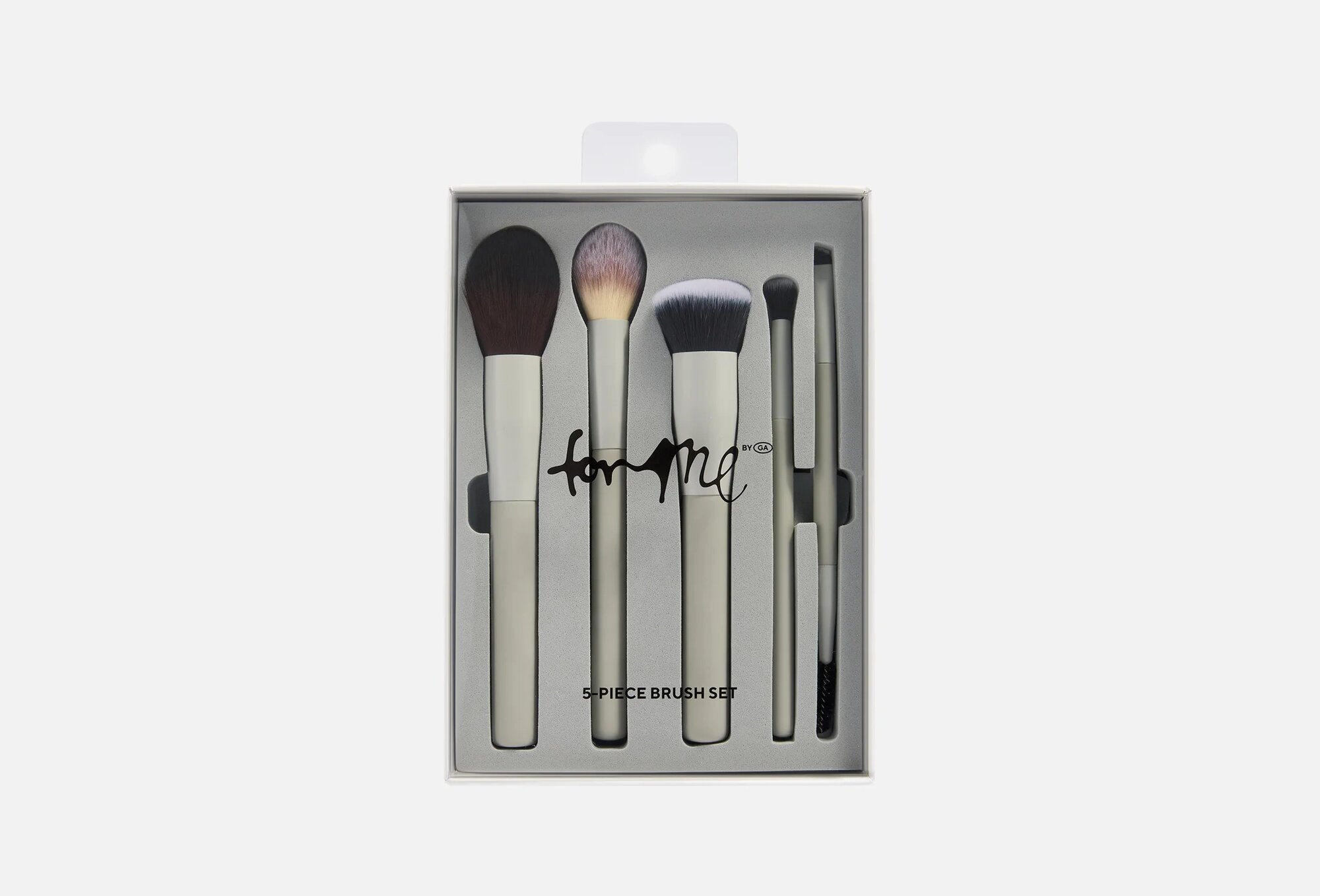 Набор кистей для макияжа For Me "5 Piece Brush Set", для лица, 5 штук