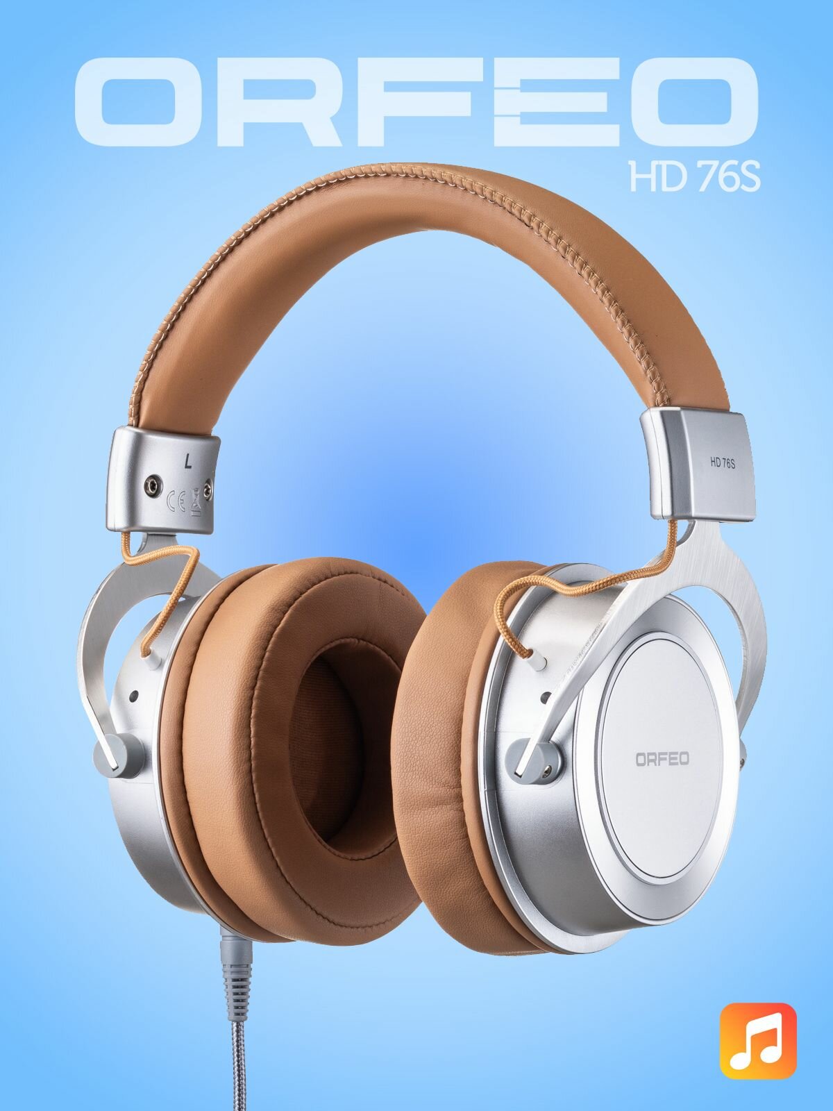 Наушники полноразмерные, проводные Orfeo HD 76S