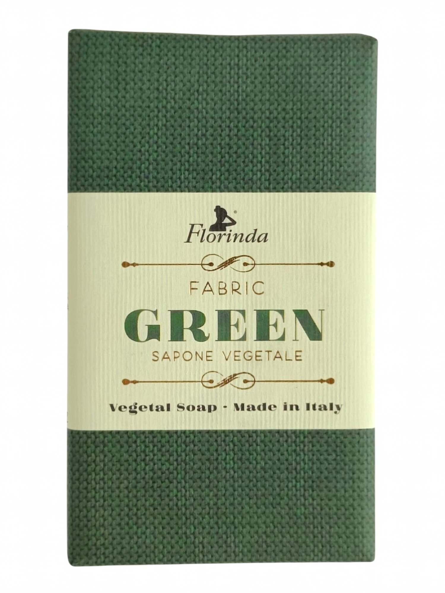 Мыло туалетное Florinda Fabric green Изумрудный шёлк, 200 г