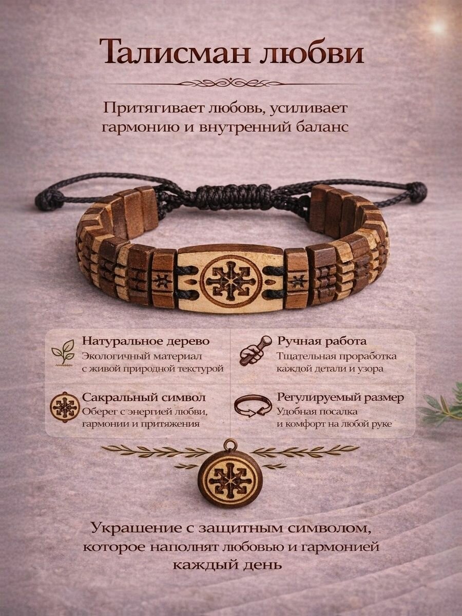 Браслет оберег "Талисман любви"