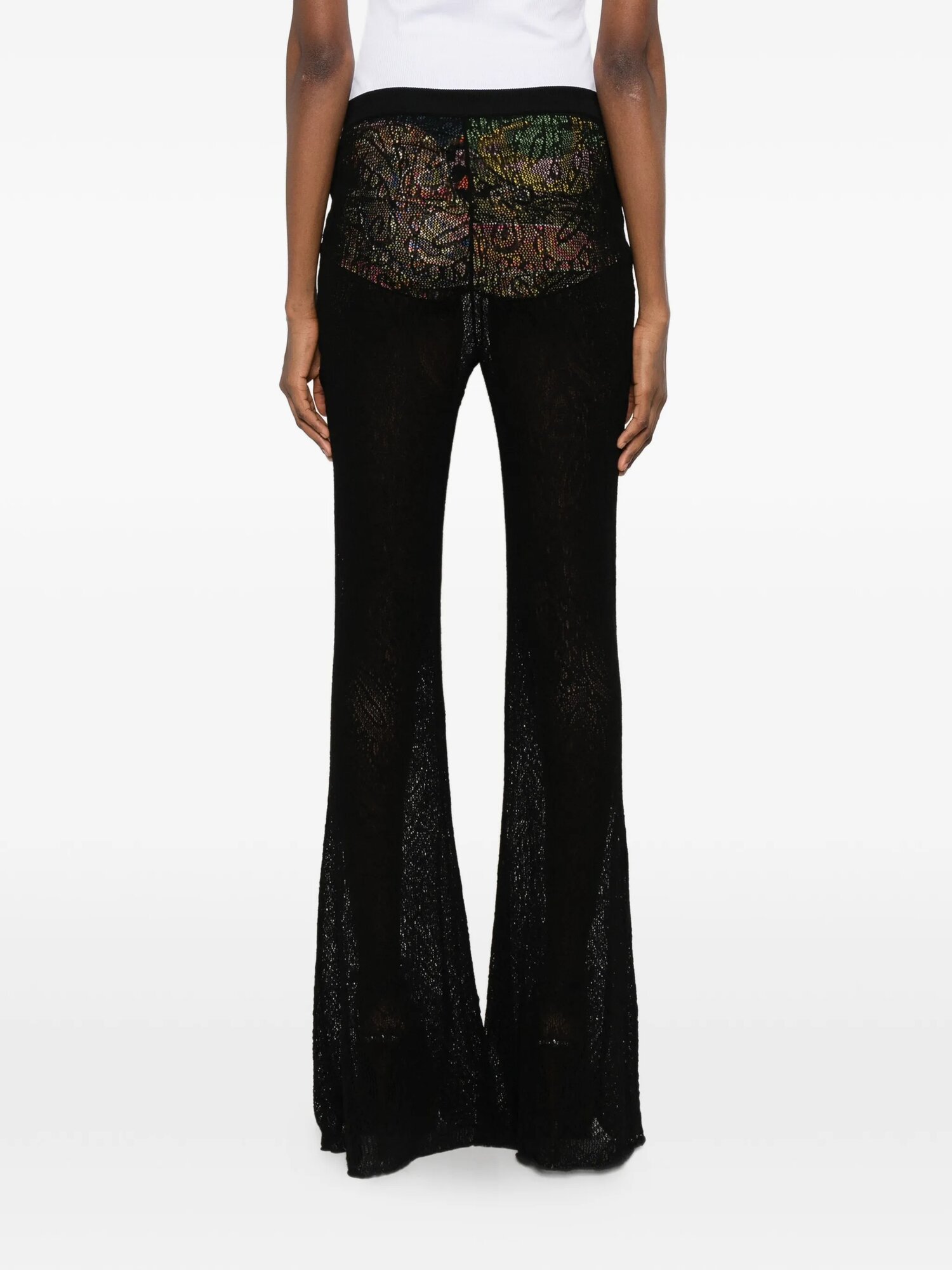 Брюки ETRO Floral trousers, размер 44, black/black — фото 1