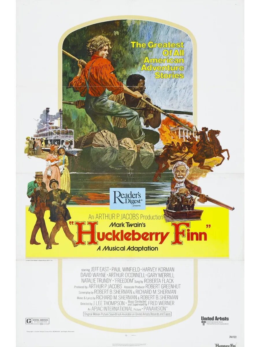 Гекльберри Финн (1974) (DVD-R)