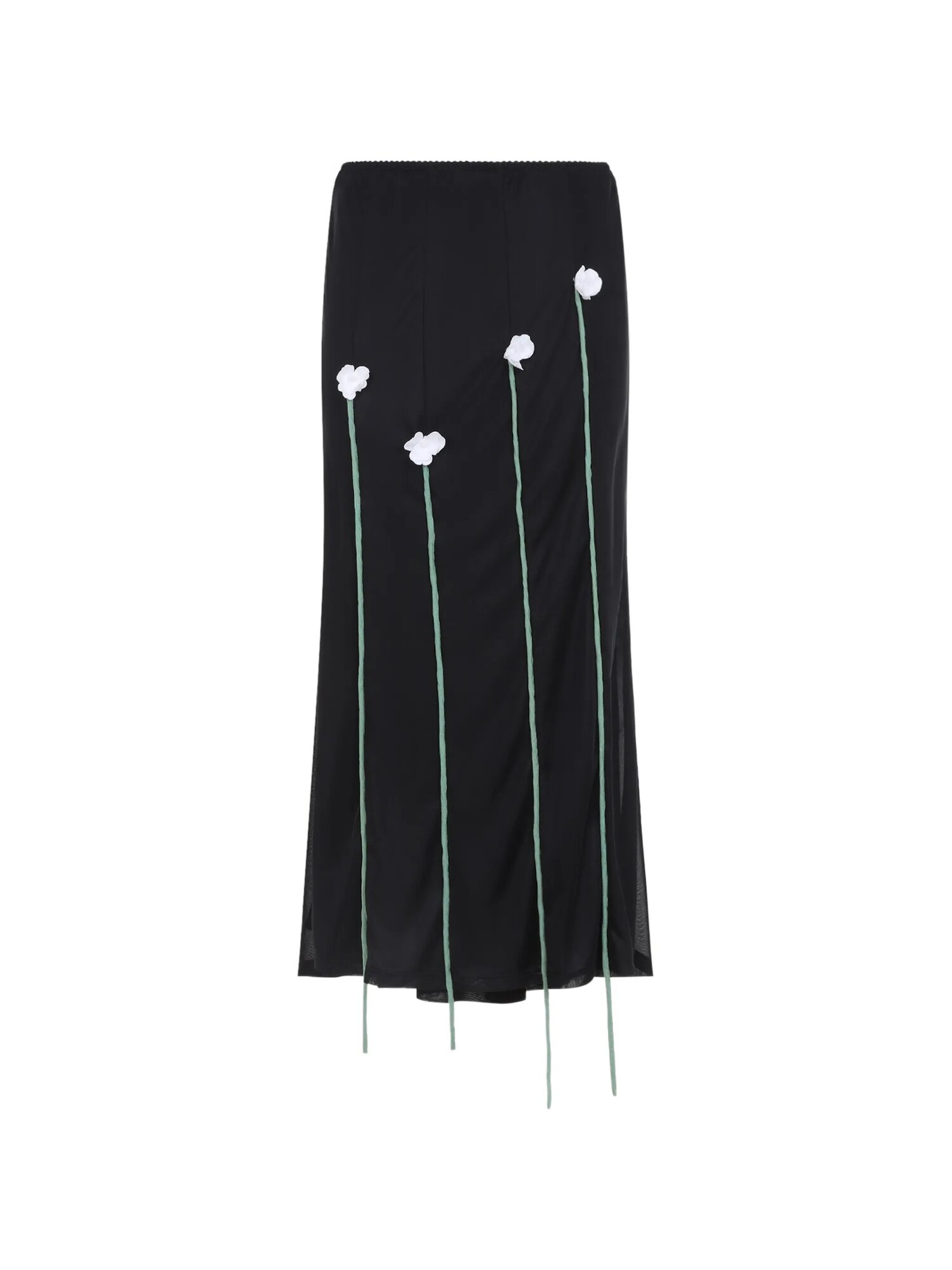 Юбка Floral-embellishment midi skirt