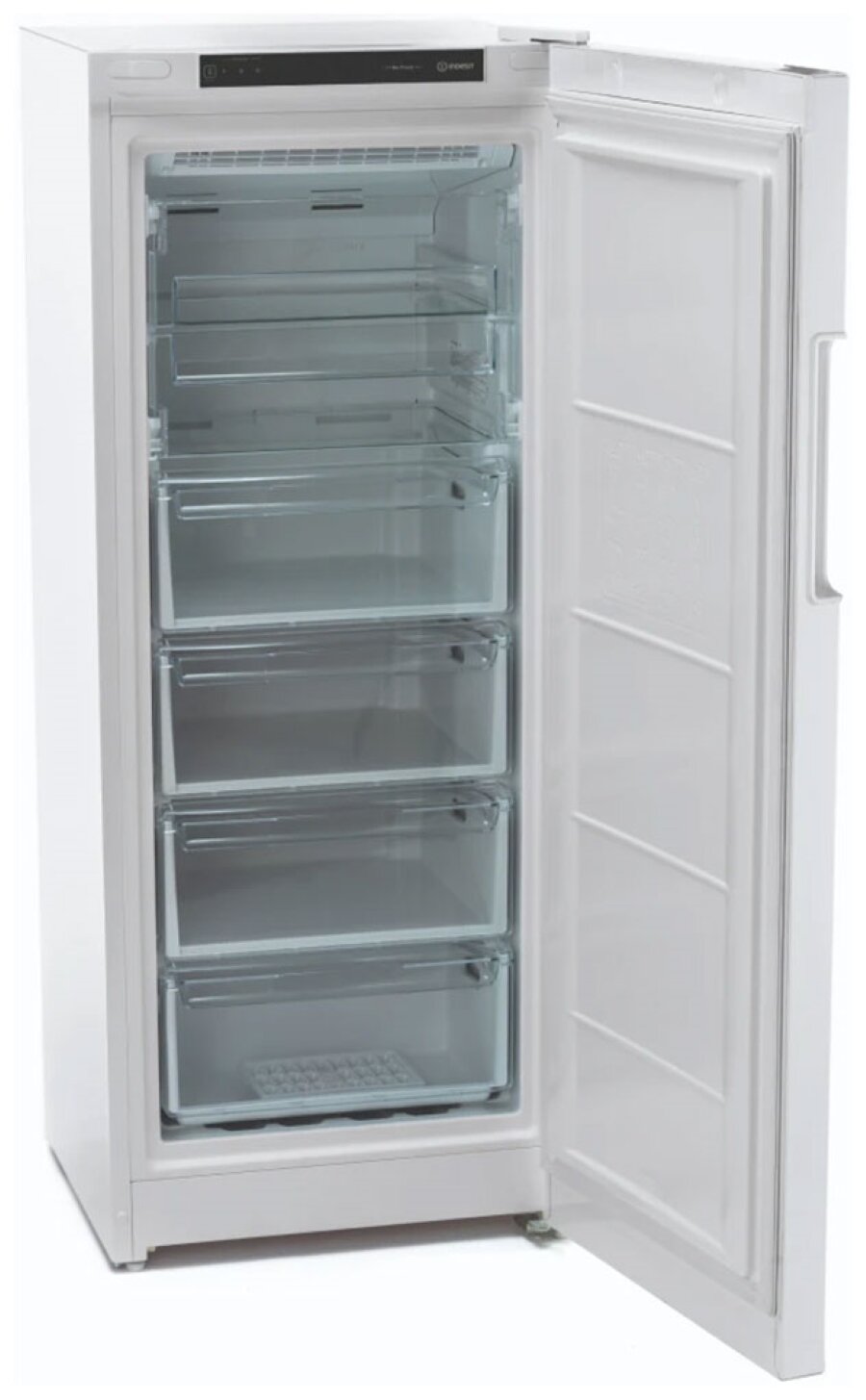 Однокамерный морозильник Indesit DFZ 4150, белый, No Frost, 250л — фото 1