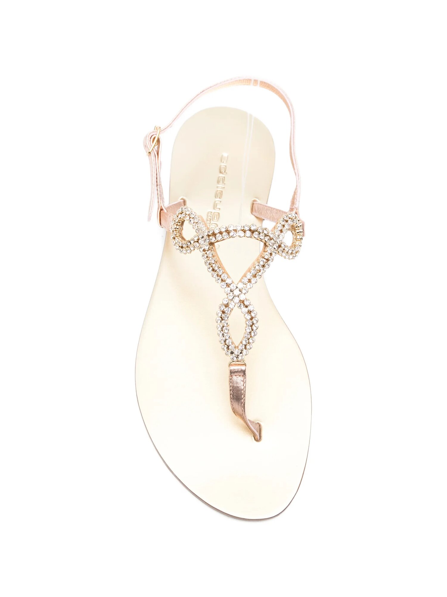 Босоножки eddicuomo Glass-embellished sandals, размер 41, розовый — фото 1