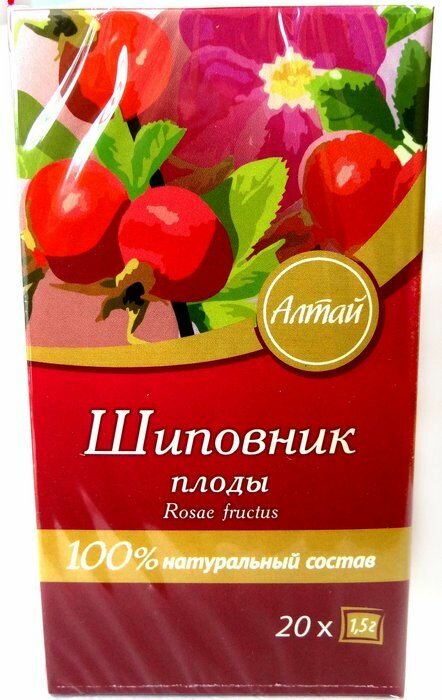 Чайный напиток Кима Шиповник Fito-Алтай 1,5г № 20 пакетов 4824