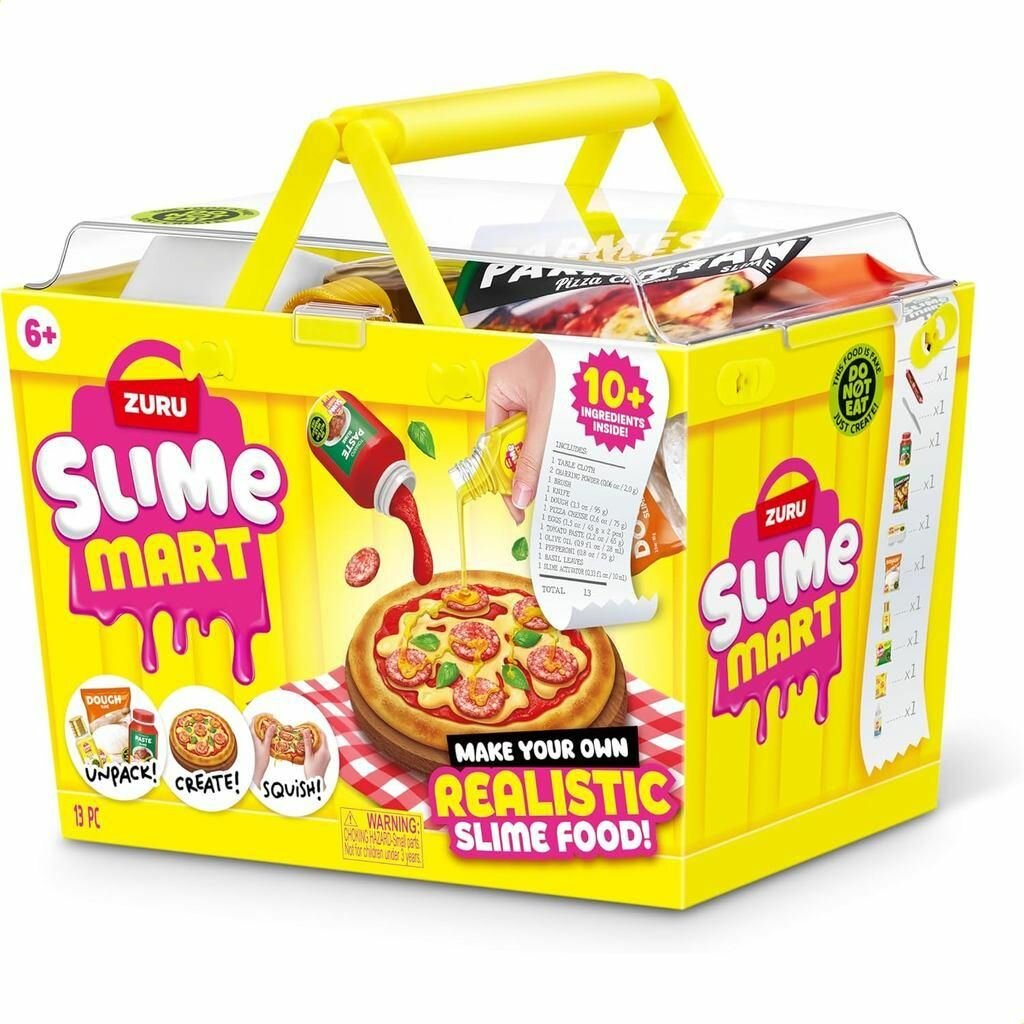 Набор для творчества Zuru Pizza Slime в маленькой корзинке для детей