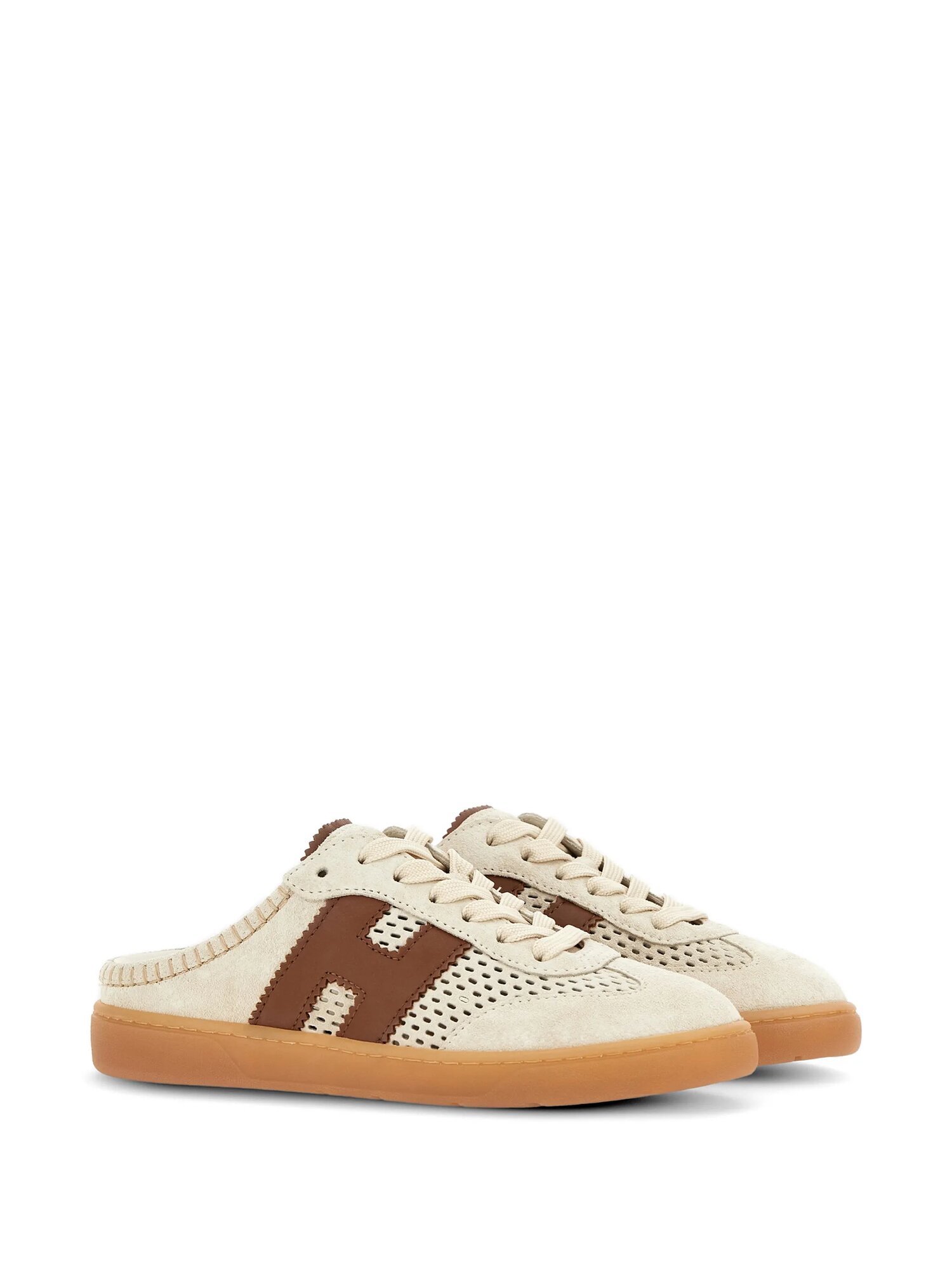 Мюли Hogan Cool perforated sneaker mules, размер 36 EU, разноцветный — фото 1