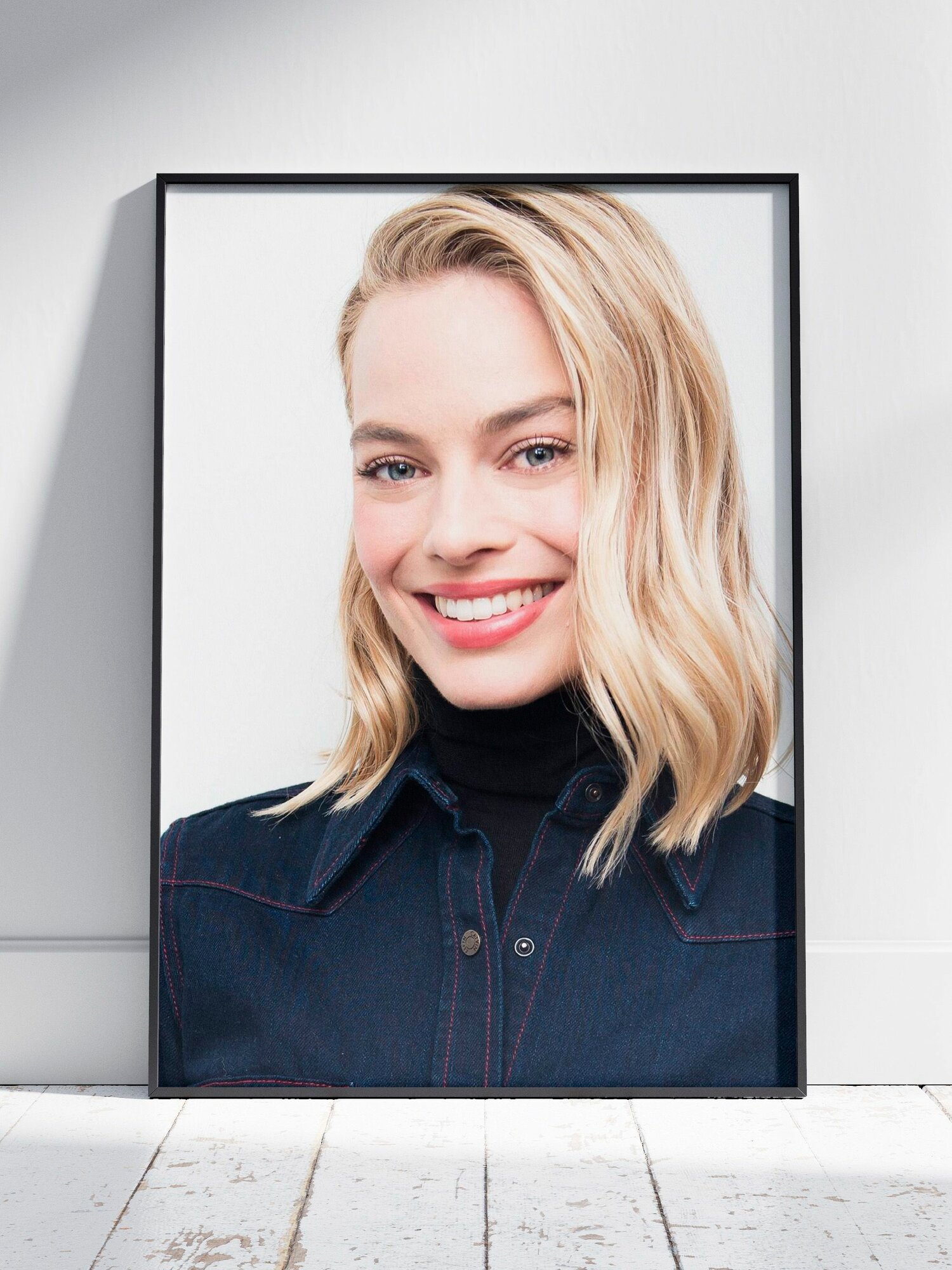 Плакат на стену для интерьера Марго Робби (Margot Robbie 55) - Постер по актеру фильма, кино, сериала формата A4 (21x30 см)