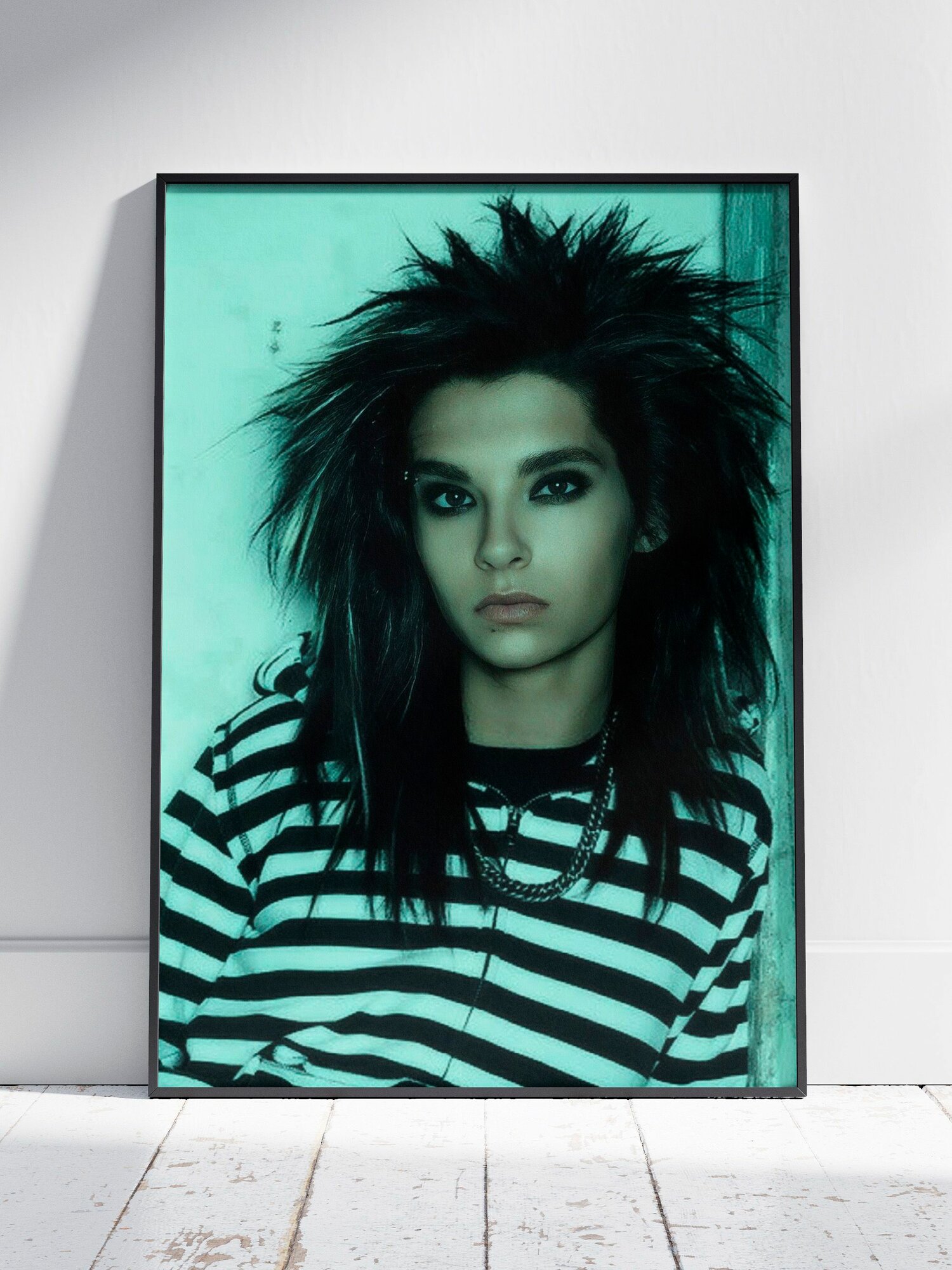 Плакат на стену для интерьера Токио Хотел (Билл Каулитц - Bill Kaulitz 1) - Постер по музыке и артисту формата A4 (21x30 см)