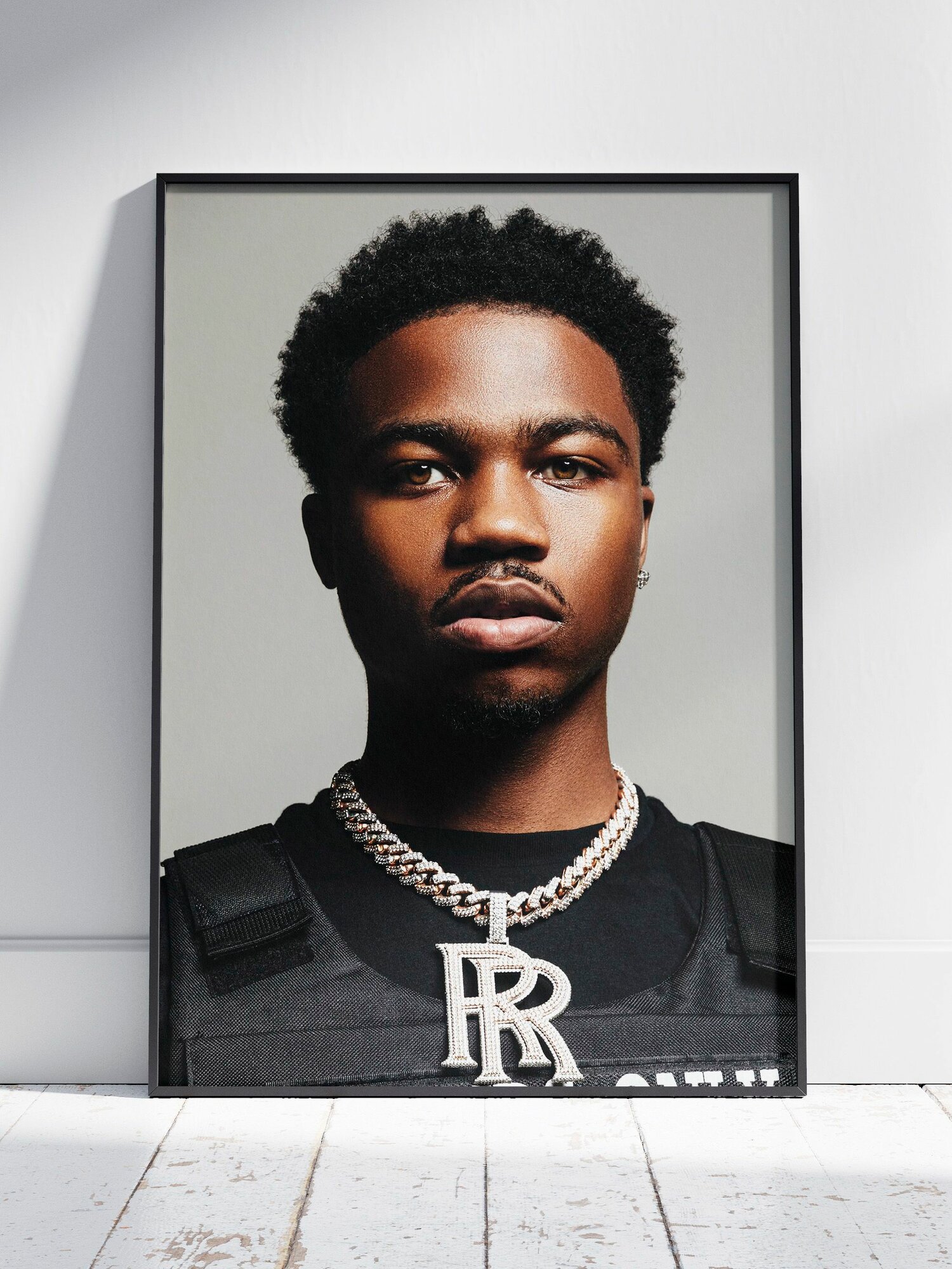 Плакат на стену для интерьера Родди Рич (Roddy Ricch 8) - Постер по музыке и артисту формата A4 (21x30 см)