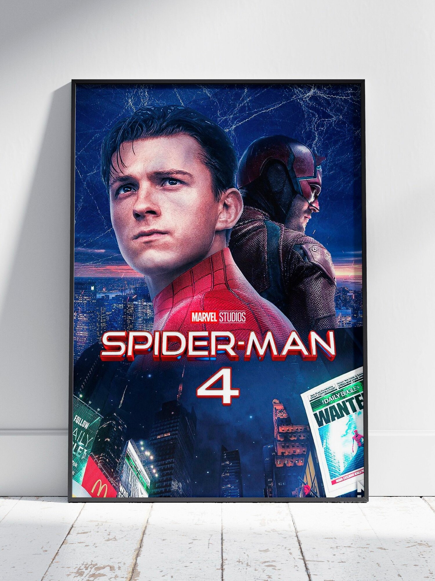 Плакат на стену для интерьера Том Холланд (Tom Holland 17) - Постер по актеру фильма, кино, сериала формата A4 (21x30 см)
