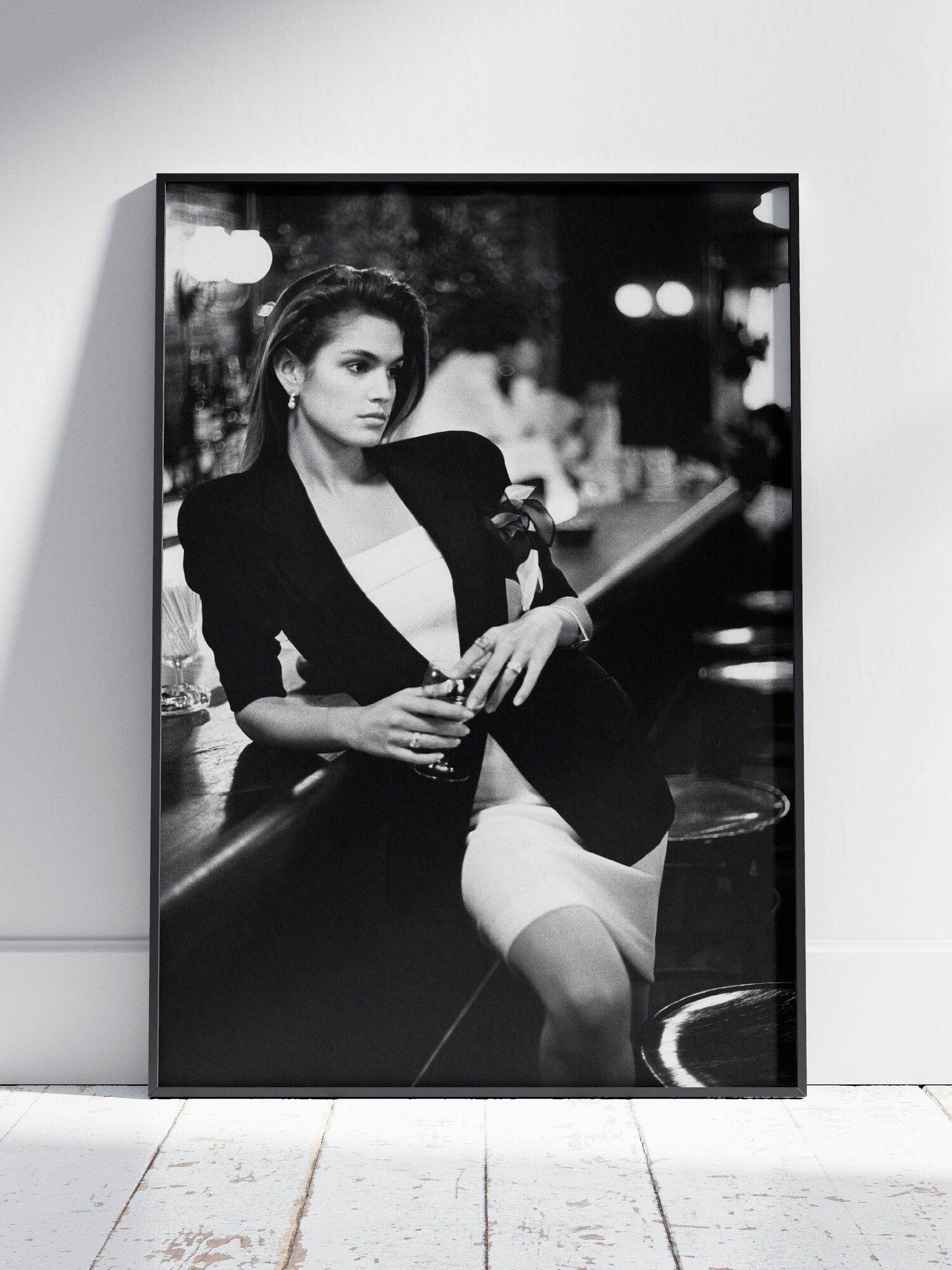 Плакат на стену для интерьера Стиль Нуар (Noir Fashion 11) - Постер по моде и эстетике формата A4 (21x30 см)