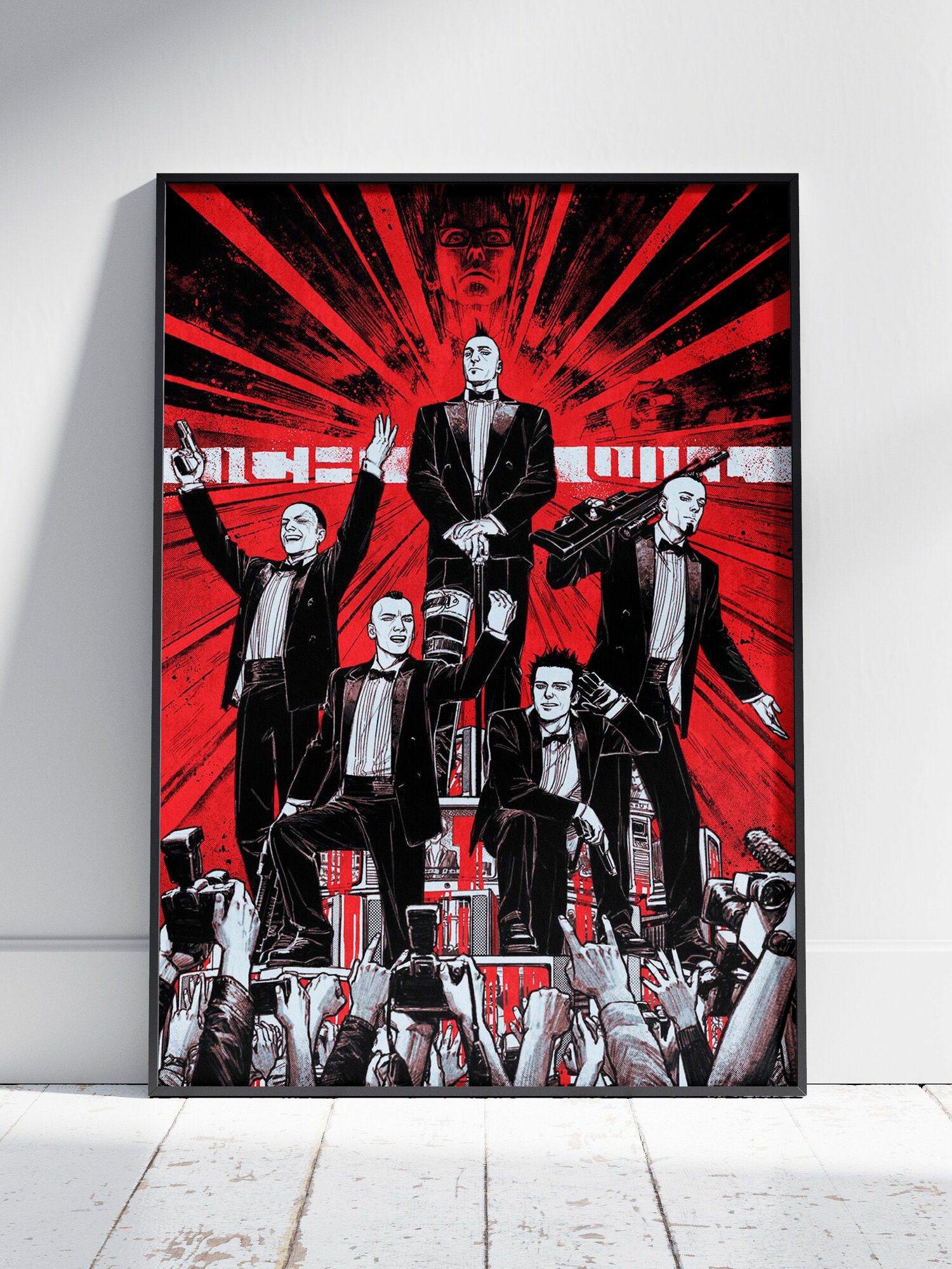Плакат на стену для интерьера Rammstein (Рамштайн 6) - Постер по музыке и артисту формата A4 (21x30 см)
