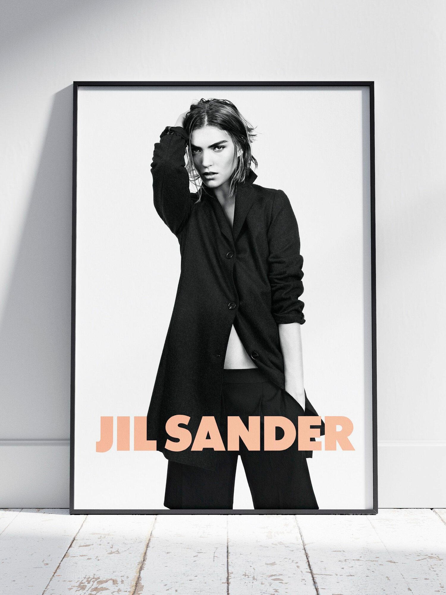 Плакат на стену для интерьера Джил Сандер (Jil Sander 2) - Постер по модели и эстетике формата A4 (21x30 см)