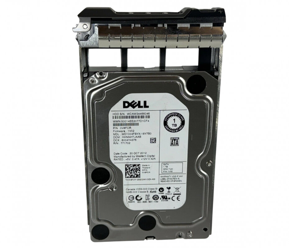 Жесткий диск Dell V8FCR 1Tb SATAII 3,5" HDD