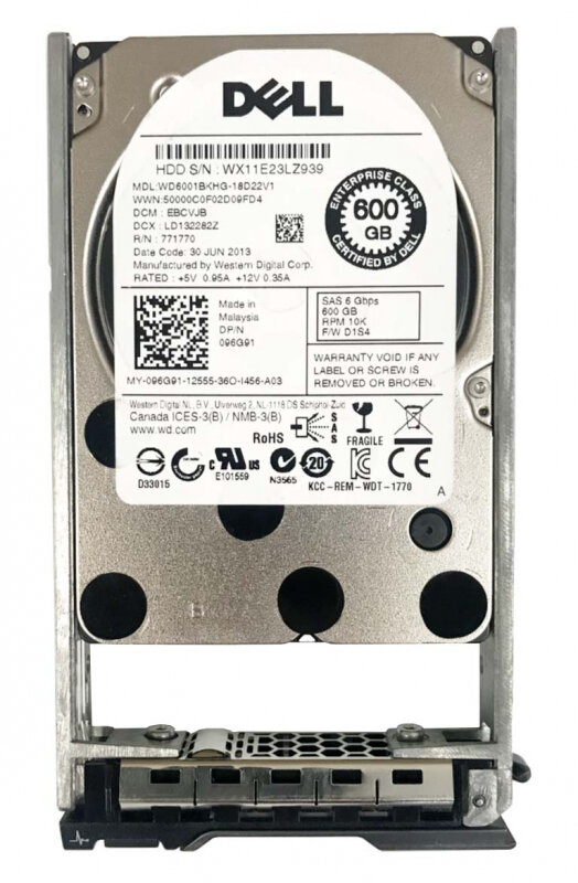Жесткий диск Dell 096G91 600Gb SAS 2,5" HDD