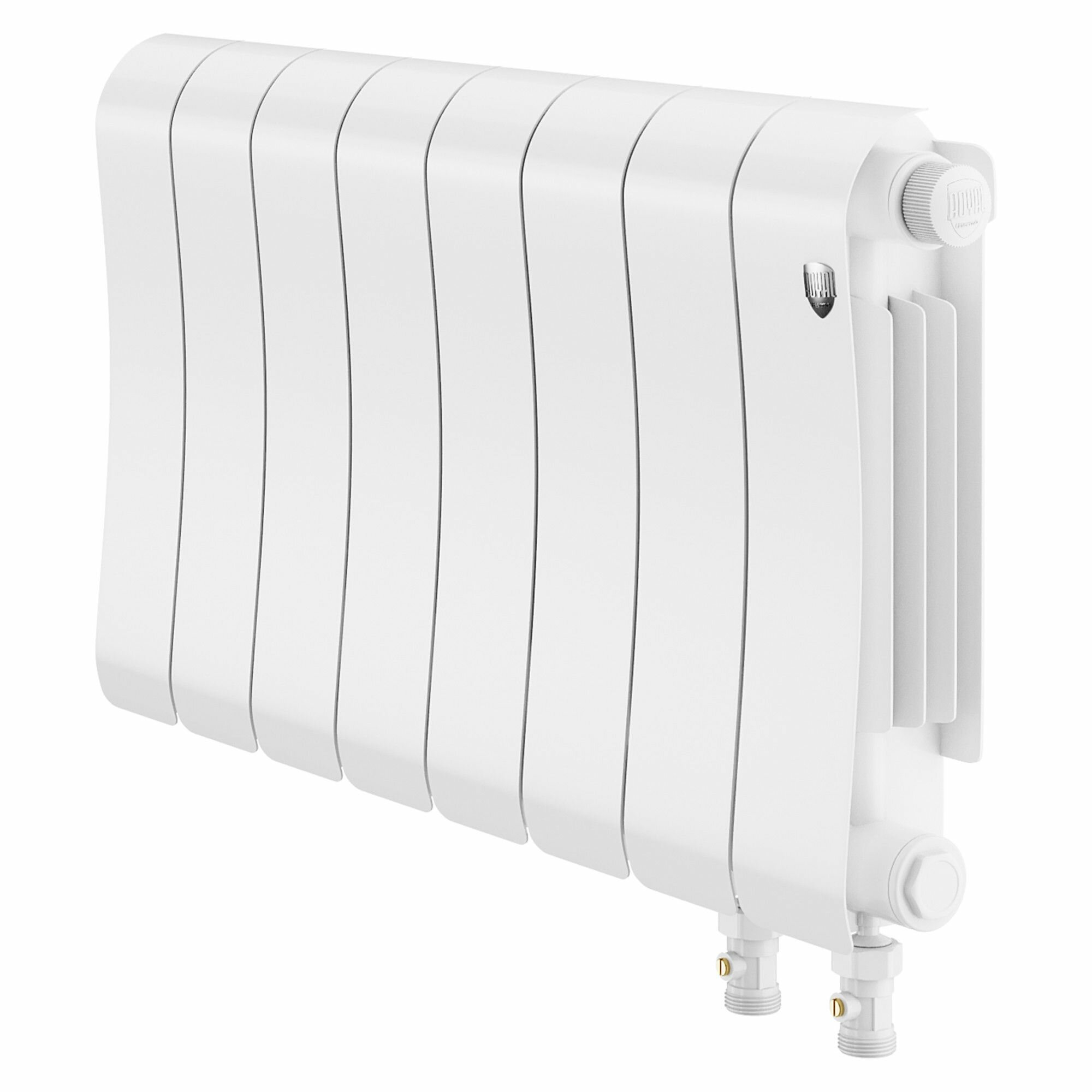 Royal Thermo Infinity 300 х 8 секций радиатор биметаллический нижнее правое подключение цвет Белый