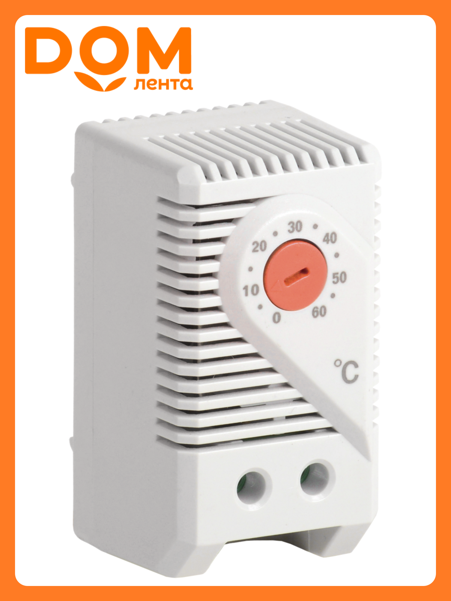 Термостат IEK, для вентилятора и обогревателя, белый, 0-60°C