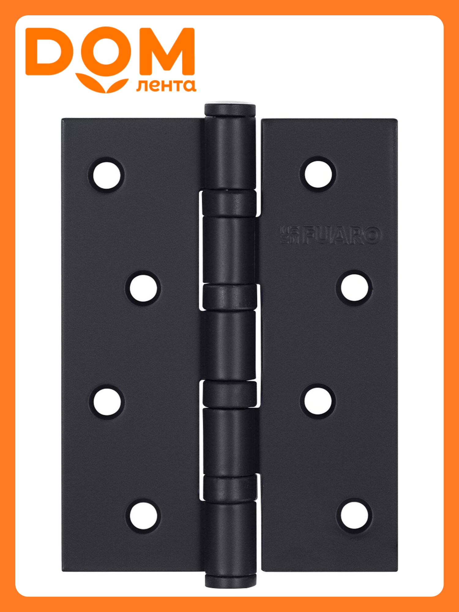 Петля универсальная FUARO 4BB/BL 100x75x2,5 чёрный матовый
