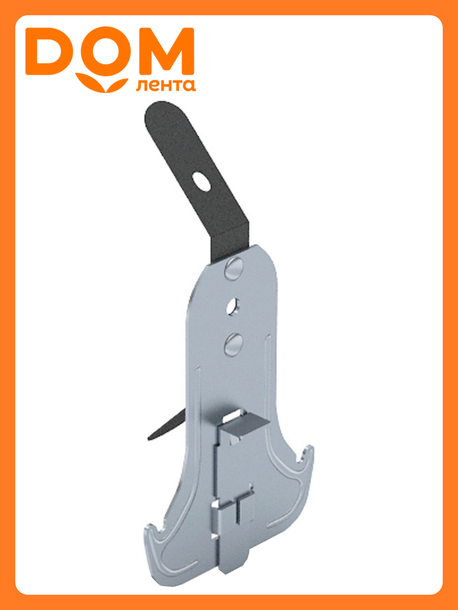 Подвес анкерный KNAUF, для профилей ПП 60/27, серебристый, сталь, 1 шт