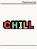 Термонаклейка для одежды и аксессуаров DTF-печать Chill