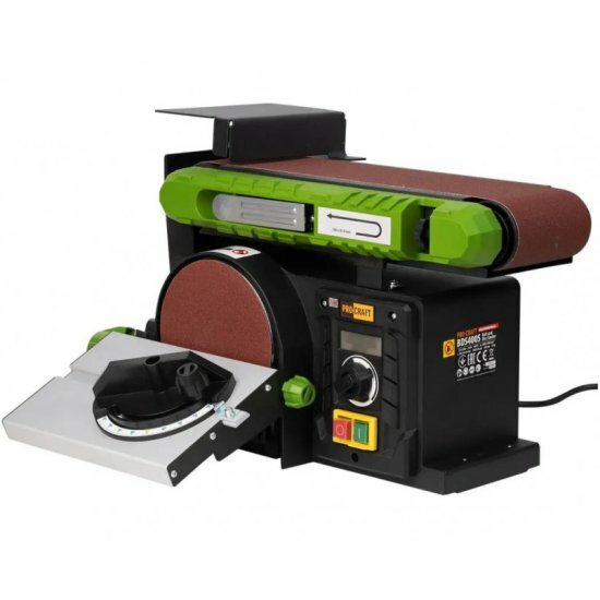 Станок дисково-ленточный шлифовальный Procraft BDS400S 400Вт, лента 100*914мм, диск 150мм