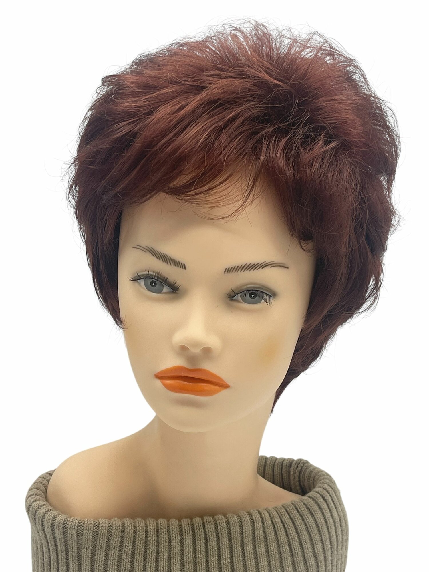 Парик Best Wigs, волнистый, термостойкий, женские, короткие волосы, цвет махагон