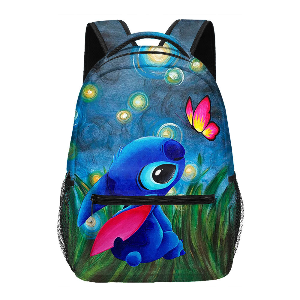 Хит продаж во внешней торговле, рюкзак Stitch, школьный рюкзак с цифровым принтом, рюкзак с мультипликационной анимацией, пятно