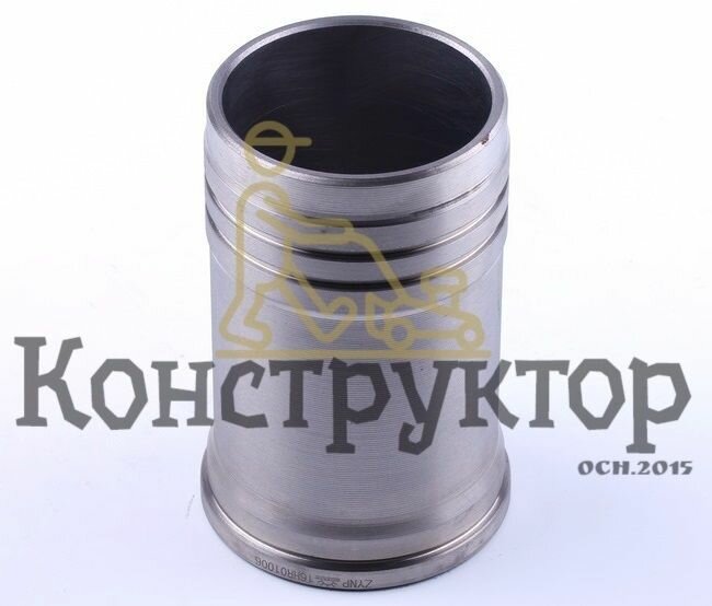 Гильза цилиндра для дизельного мотоблока, мототрактора с водяным охлаждением 7 л. с. (вн. диаметр - 75 мм)