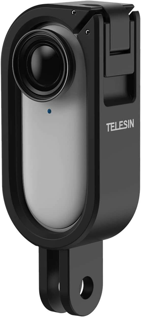 Рамка для Insta360 GO 2 TELESIN IS-CFR-001 с креплением GoPro, защитный кейс держатель для экшн-камеры, черный